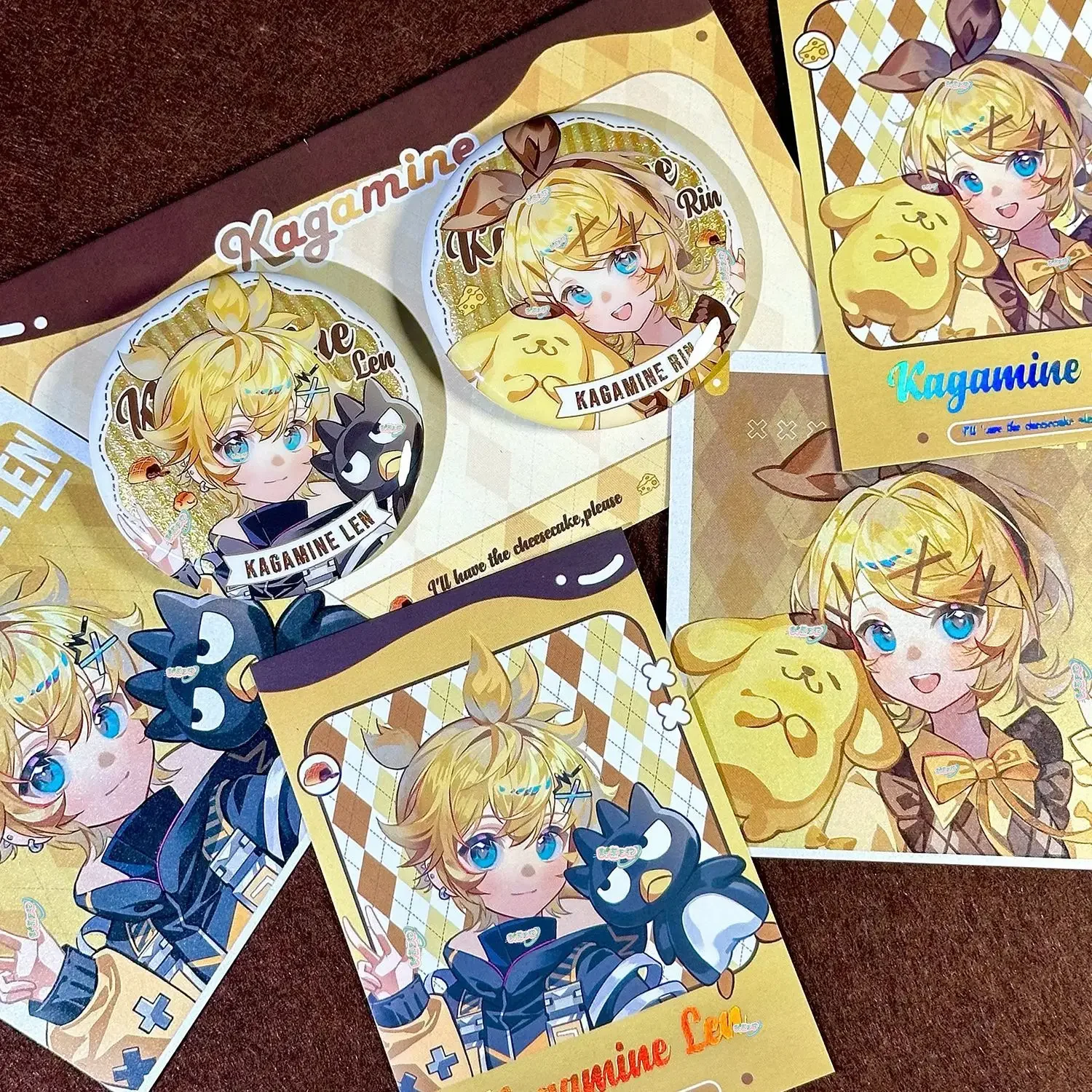 Nueva insignia de personajes Piapro Kagamine Rin Kagamine Len ...