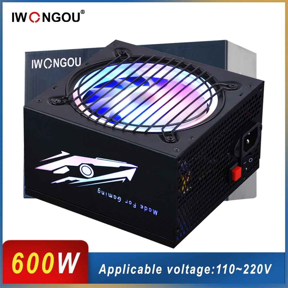 Fonte de Alimentação 800W Fonte 600W Fonte PC Fonte 24 Pinos 12 Volt ...