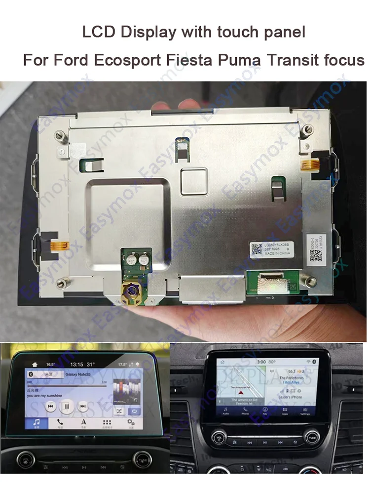 8-inch-LCD-Display-For-Ford-Ecosport-Fiesta-Puma-Transit-Focus-2019 ...