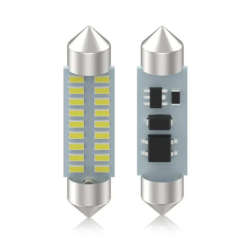 OBOLED-10PCS-12-24V-C5W-Led-Light-C10W-Led-Bulb-36mm-41mm-42mm-3014-18 ...