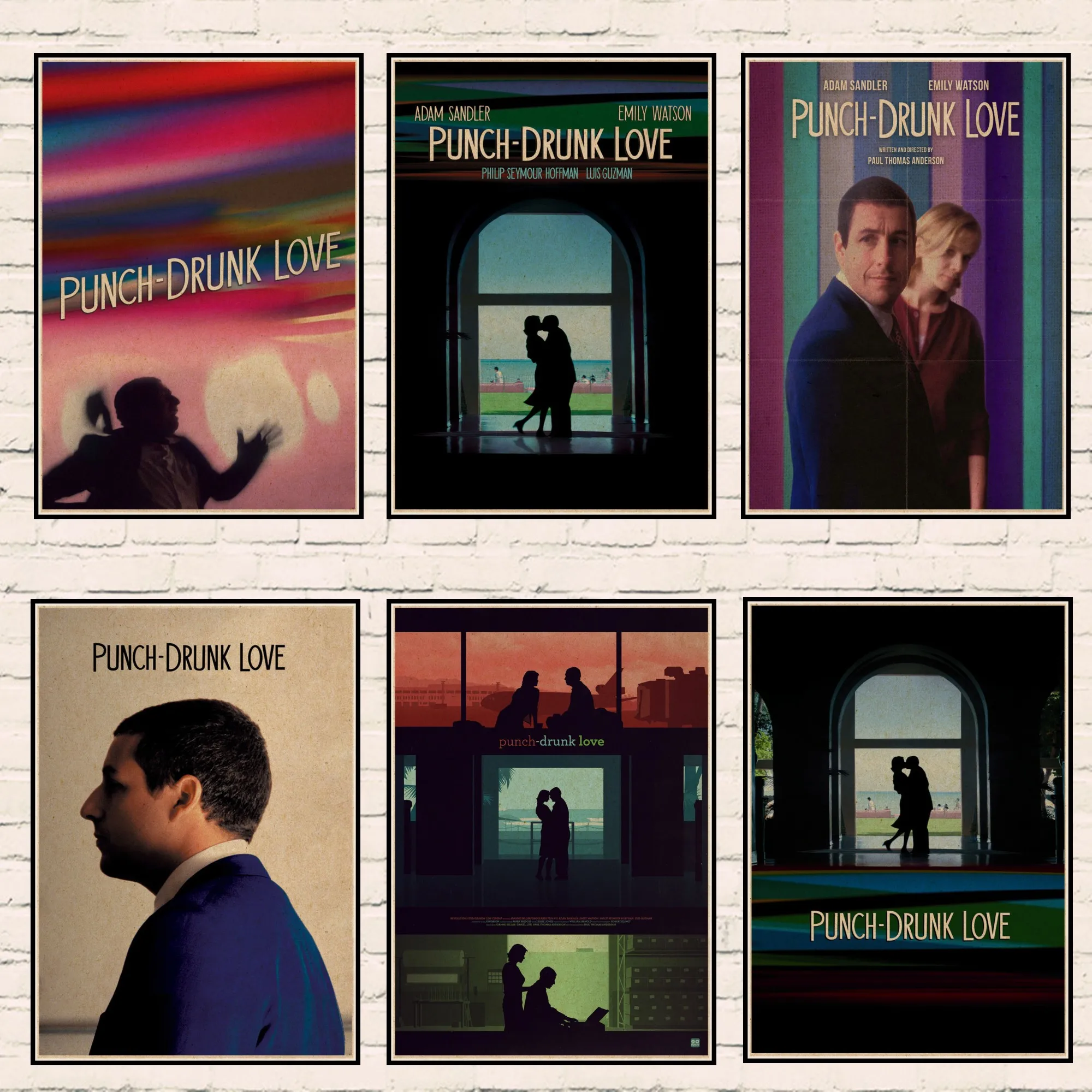 Punch Drunk Love Movie Retro Posters Wall Art Painting Vintage Kraft ...