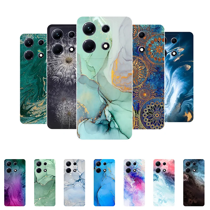 For-Funda-Infinix-Note-30-Case-4G-Soft-Silicone-Marble-Back-Cover-Phone ...