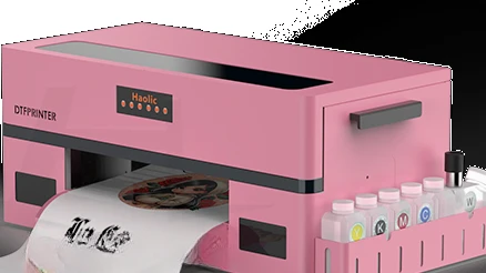 Haolic-A3-DTF-Pink-Printer-XP600-T-Shirt-Heat-Transfers-Digital-Pet ...