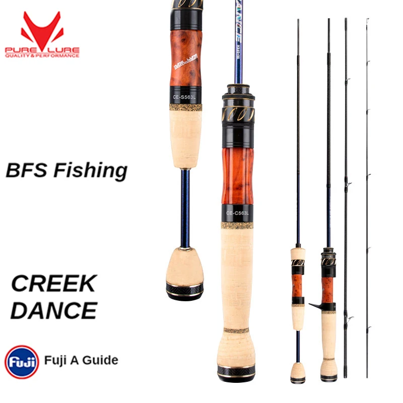 Purelure Creek Dance Trout Rod Bfs Fishing Casting Ul Spinning Fuji ...