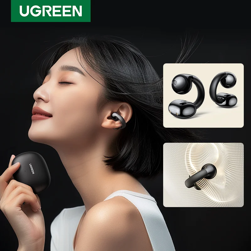 UGREEN-Choice-HiTune-S3-Open-Ear-Clip-Wireless-Earbuds-Bluetooth-Sports ...