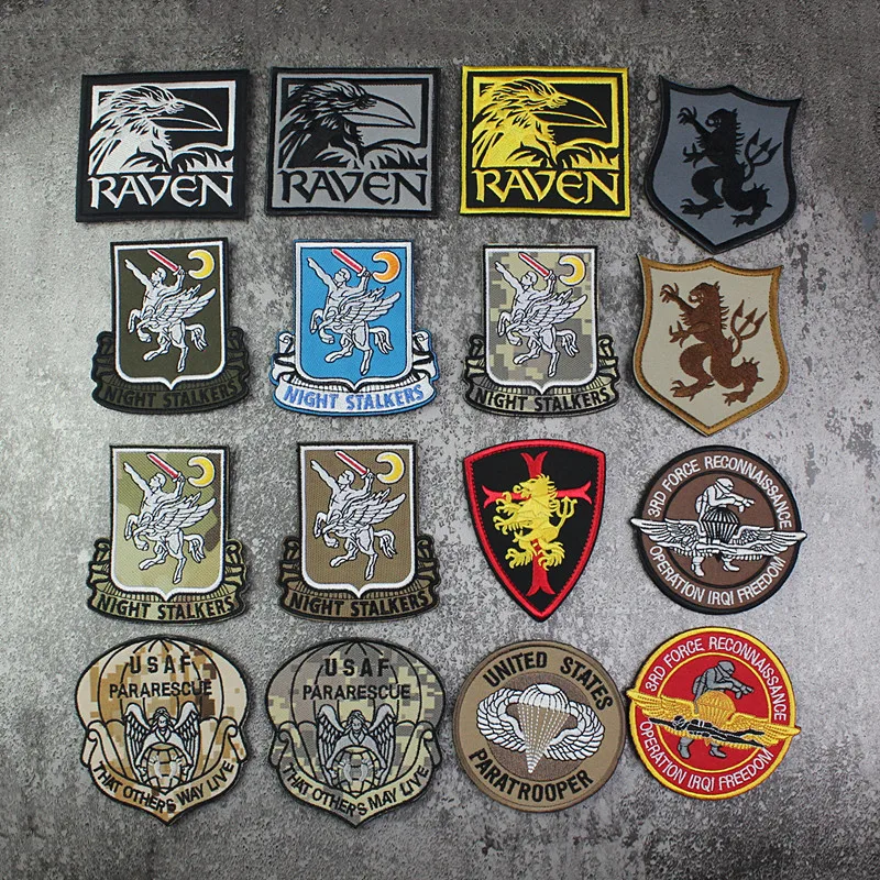 Military Fan Armband SEAL 3D Embroidered Patch Outdoor Coat and Hat ...
