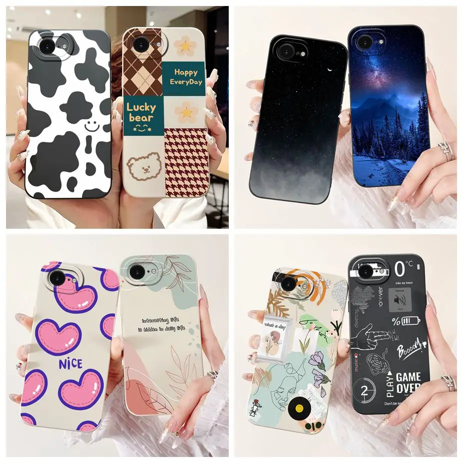 For Apple iPhone 16E Case iPhoneSE 2025 Luxury Art Painted Cover ...