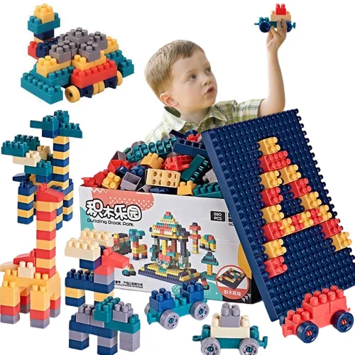 Mainan-blok-bangunan-Montessori-ukuran-besar-DIY-pelat-dasar-batu-bata ...