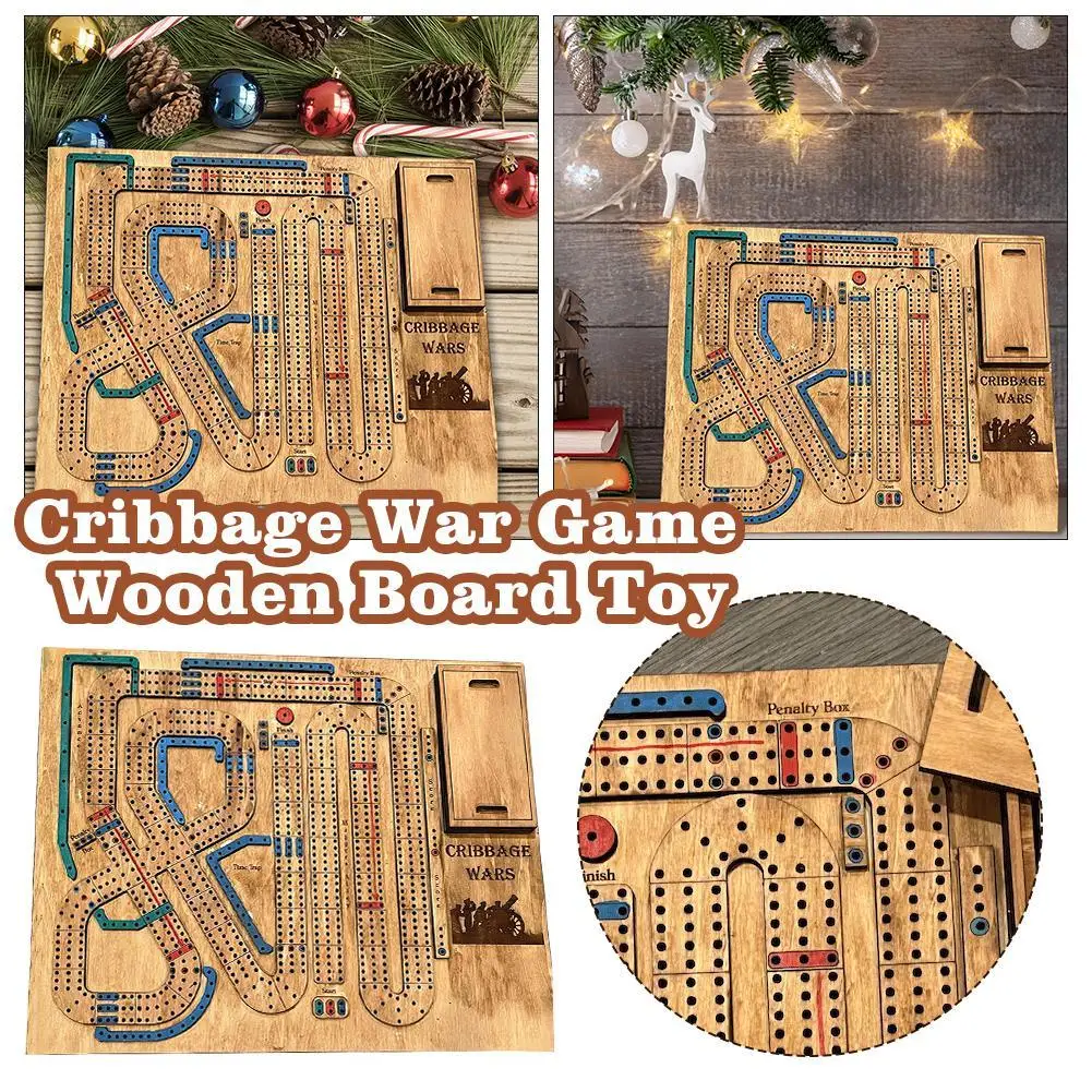 Large-scale-Classic-Cribbage-Board-Game-Set-Family-Game-Cribbage-War ...