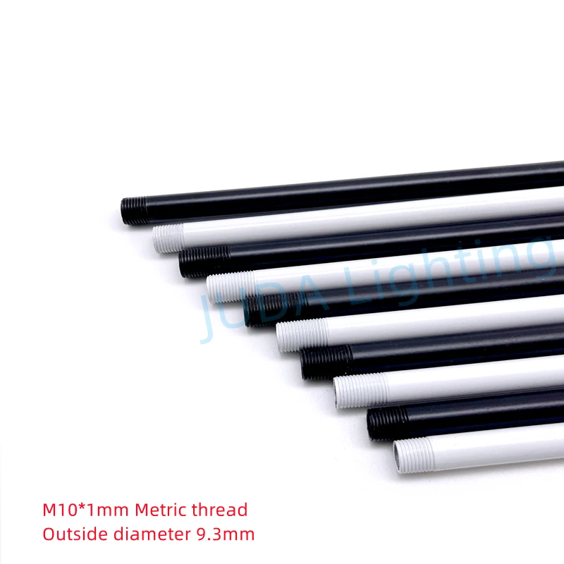 M10 Lamp Tooth Tube M10 thread Connecting Pipe Hollow Rod Black ...