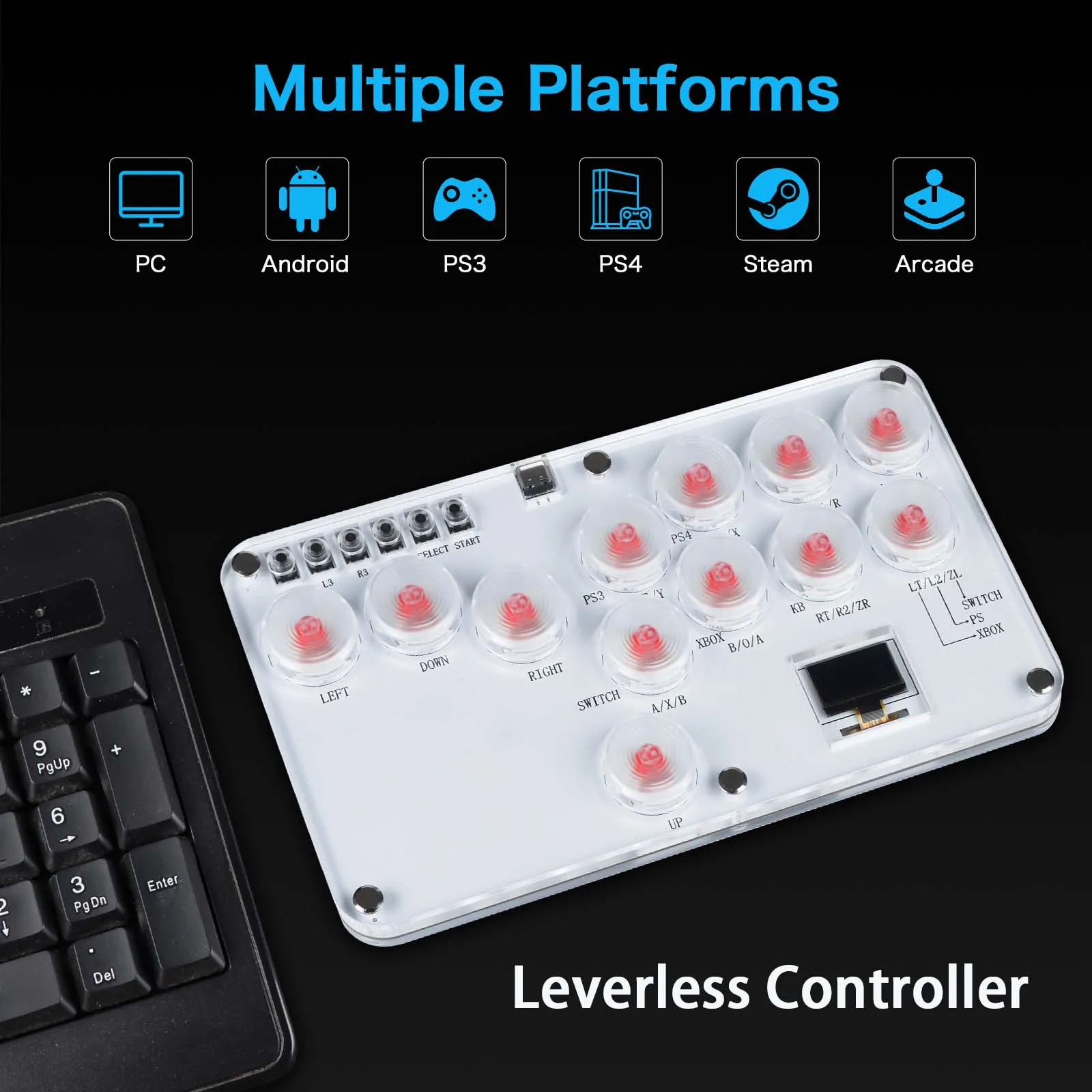 12Keys-All-Button-Leverless-Controller-Fight-Sticks-Keyboard-Fighting ...
