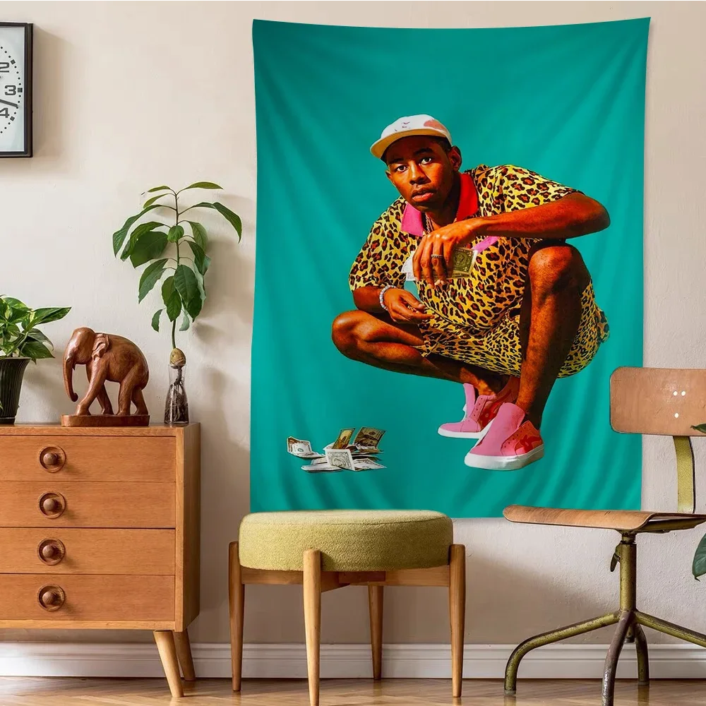 Tyler-The-Creator-Printed-Large-Wall-Tapestry-Hanging-Tarot-Hippie-Wall ...