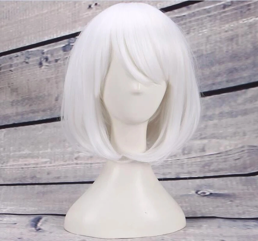 Akudama-Drive-Cutthroat-Cosplay-Peruca-Satsujinki-Branco-Curto-Sint ...