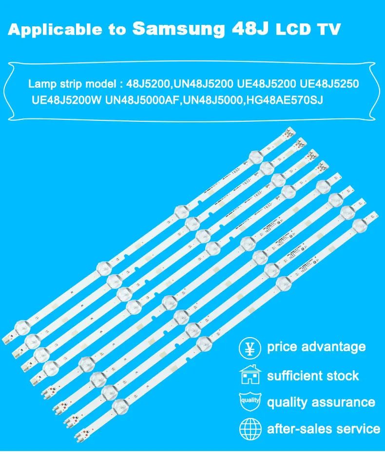 Lampu Latar Led Strip Untuk Samsung UE32F4000AW UE32F5000AK, 54% OFF