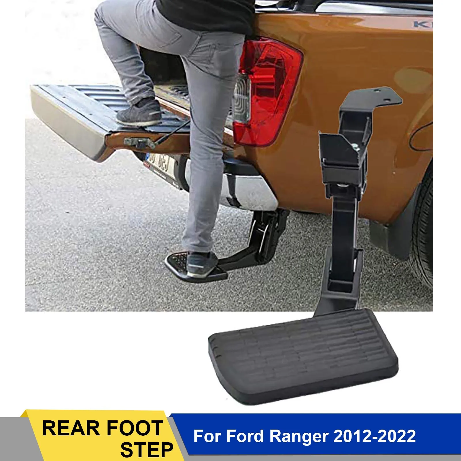 Restractable-Running-Board-Side-Step-Bumper-Step-For-Ford-Ranger-Raptor ...