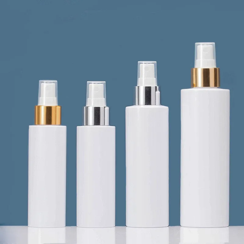 20pcs-Refill-Bottles-PET-Glossy-Gold-Pump-Cosmetic-Atomizer-White ...