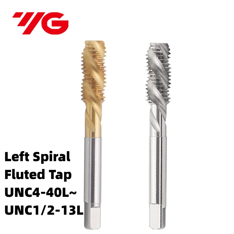 YG-HSSE-American-Left-Spiral-Fluted-Tap-UNC-UNF4-40L-5-40L-10-24L-10 ...