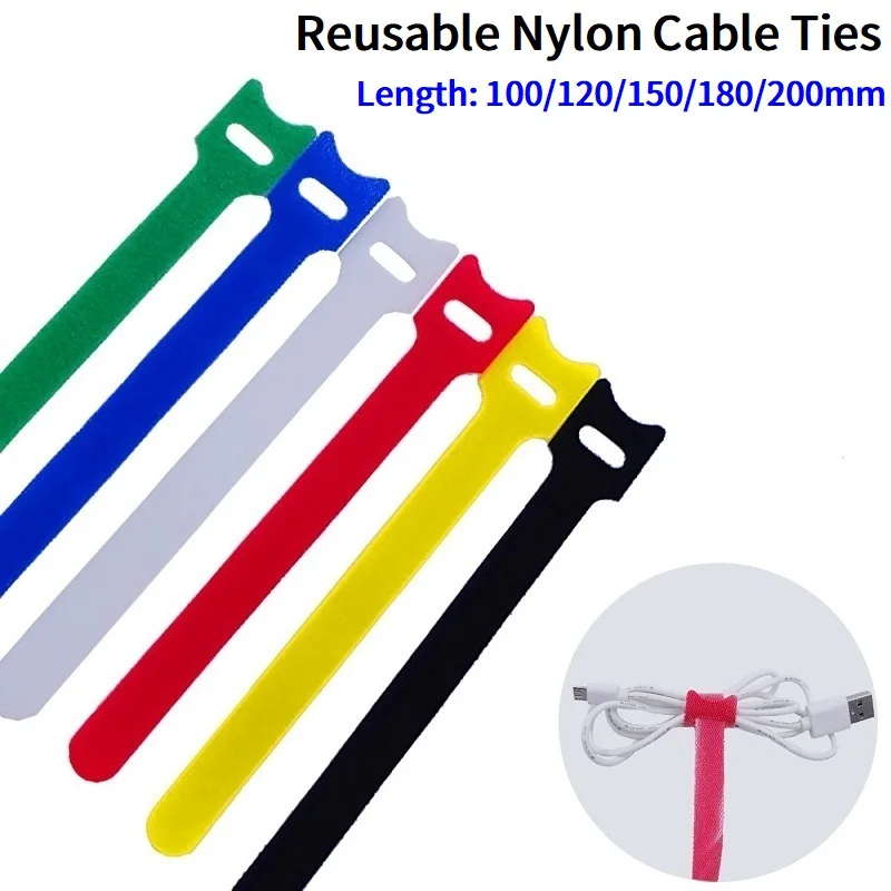 Plastics Fastener Straps | Plastics Wire Organizer | Detachable Cable ...