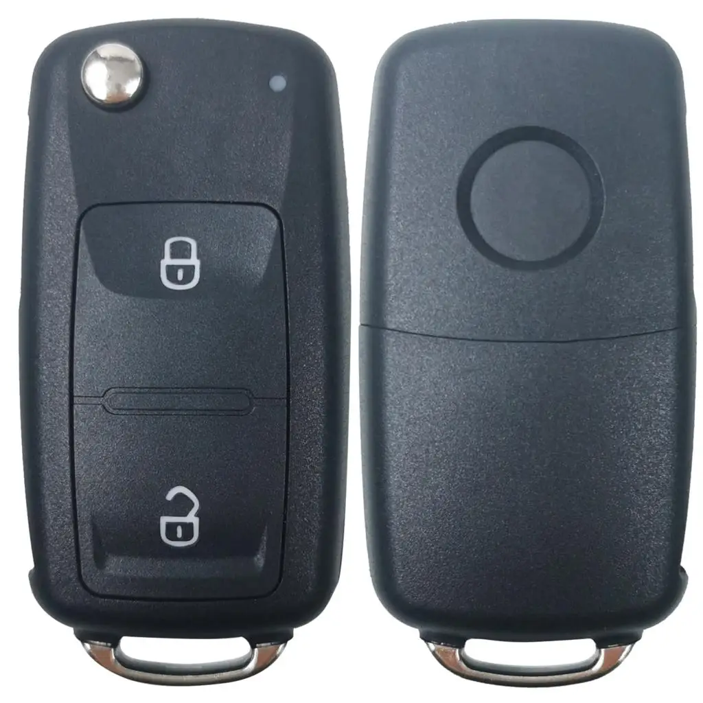 2-Button-Car-Flip-Remote-Key-Case-Cover-Shell-For-VW-Volkswagen-Amarok ...