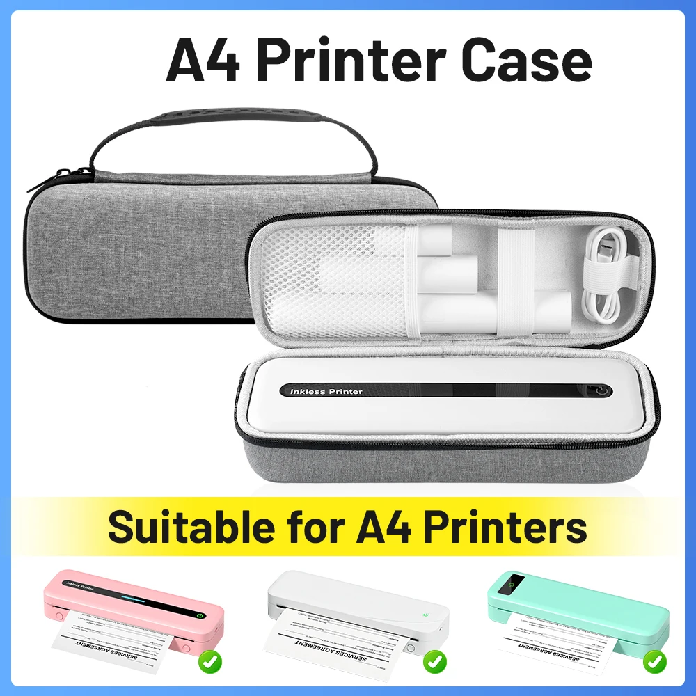 Storage Box Hard Case for M832 M834 M835 Mini A4 Printer Large Capacity ...