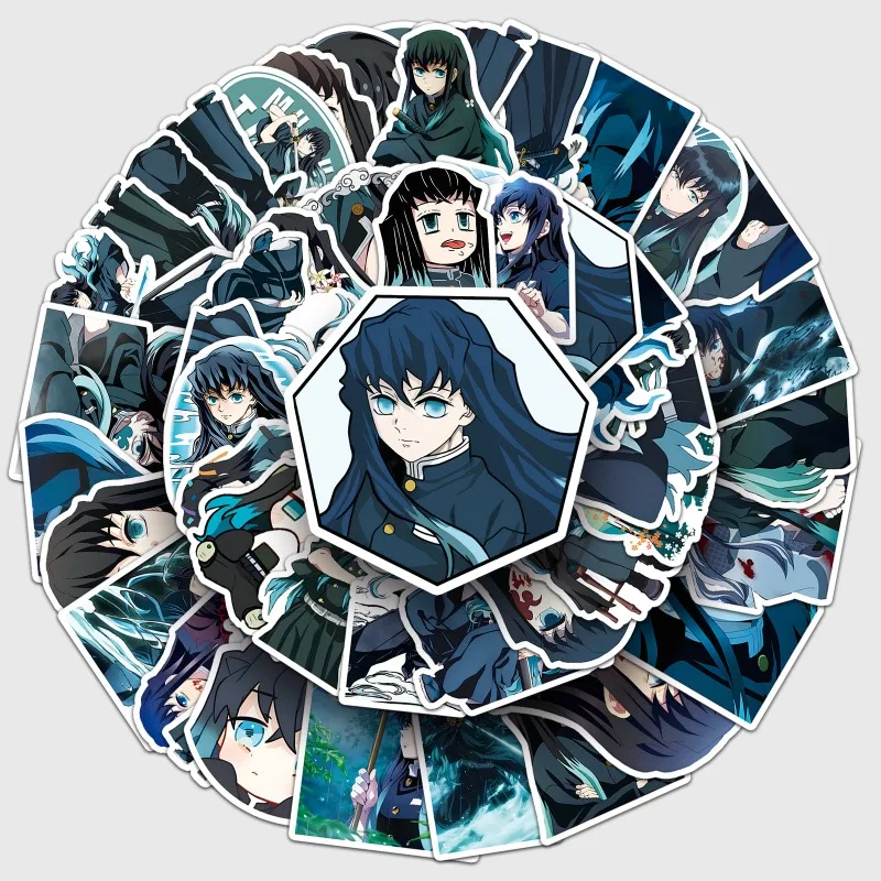 50pcs Anime Demon Slayer Graffiti Cute Stickers DIY Scrapbook Laptop ...
