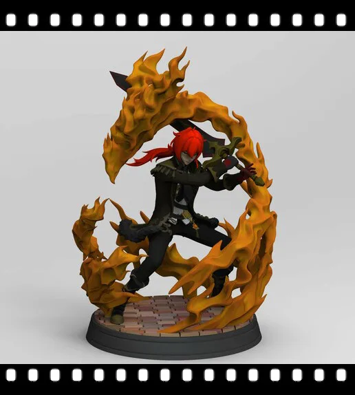 Genshin Impact Figure Unpainted Resin Model Kits 1/12 150MM GK Resin ...