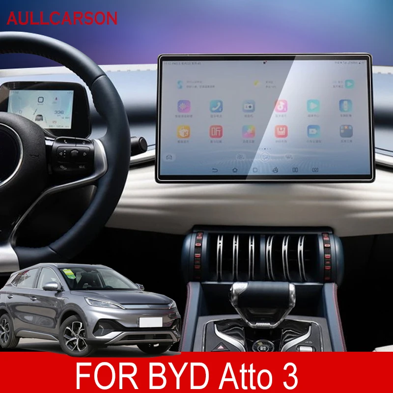 For-BYD-ATTO-3-EV-2022-2023-Tempered-Glass-Car-Navigation-Screen ...