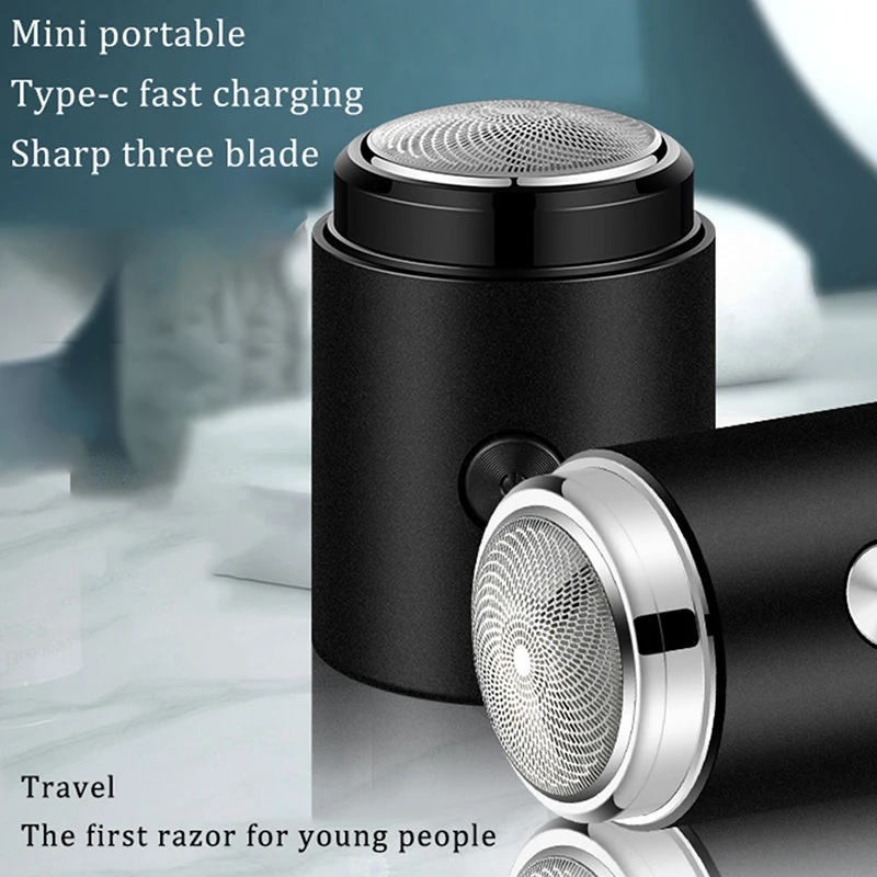 Electric-Mini-Shaver-Travel-Shaver-Pocket-Size-Electric-Razor-Portable ...