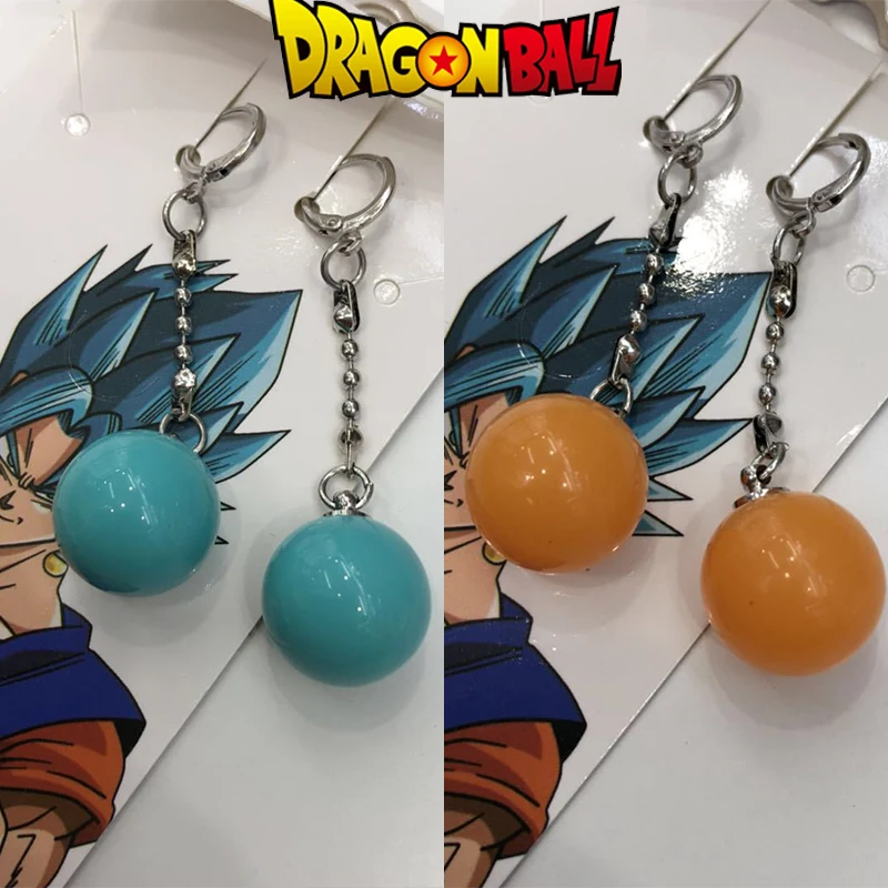 Dragon Ball Goku Anime Cosplay Ear Clips Unisex Earrings Ear Studs ...