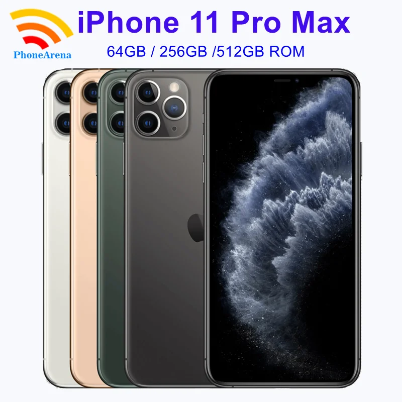 90% New Original Iphone 11 Pro Max 64/256gb 6.5" Genuine Super Retina ...