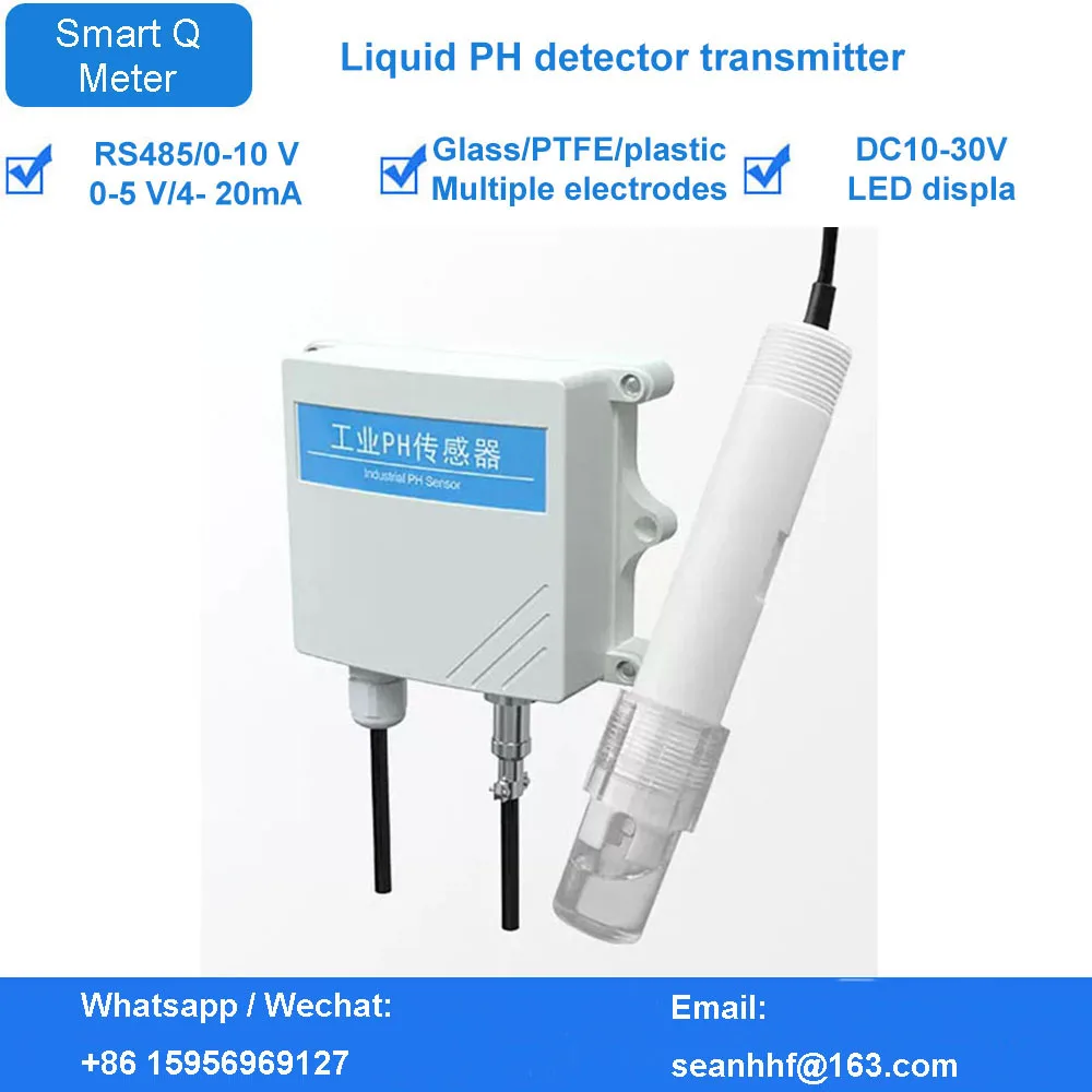 On-line-pH-meter-detector-controller-industrial-water-quality-test-ORP ...