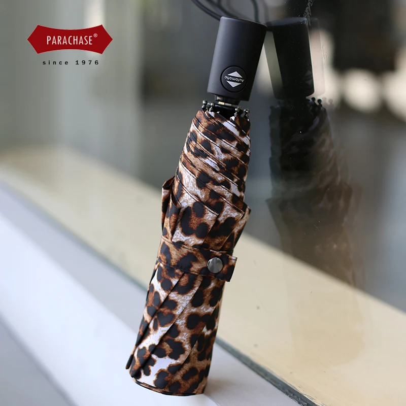 Leopard Handle Umbrella | Folding Umbrella | Umbrella Women - Fashion ...