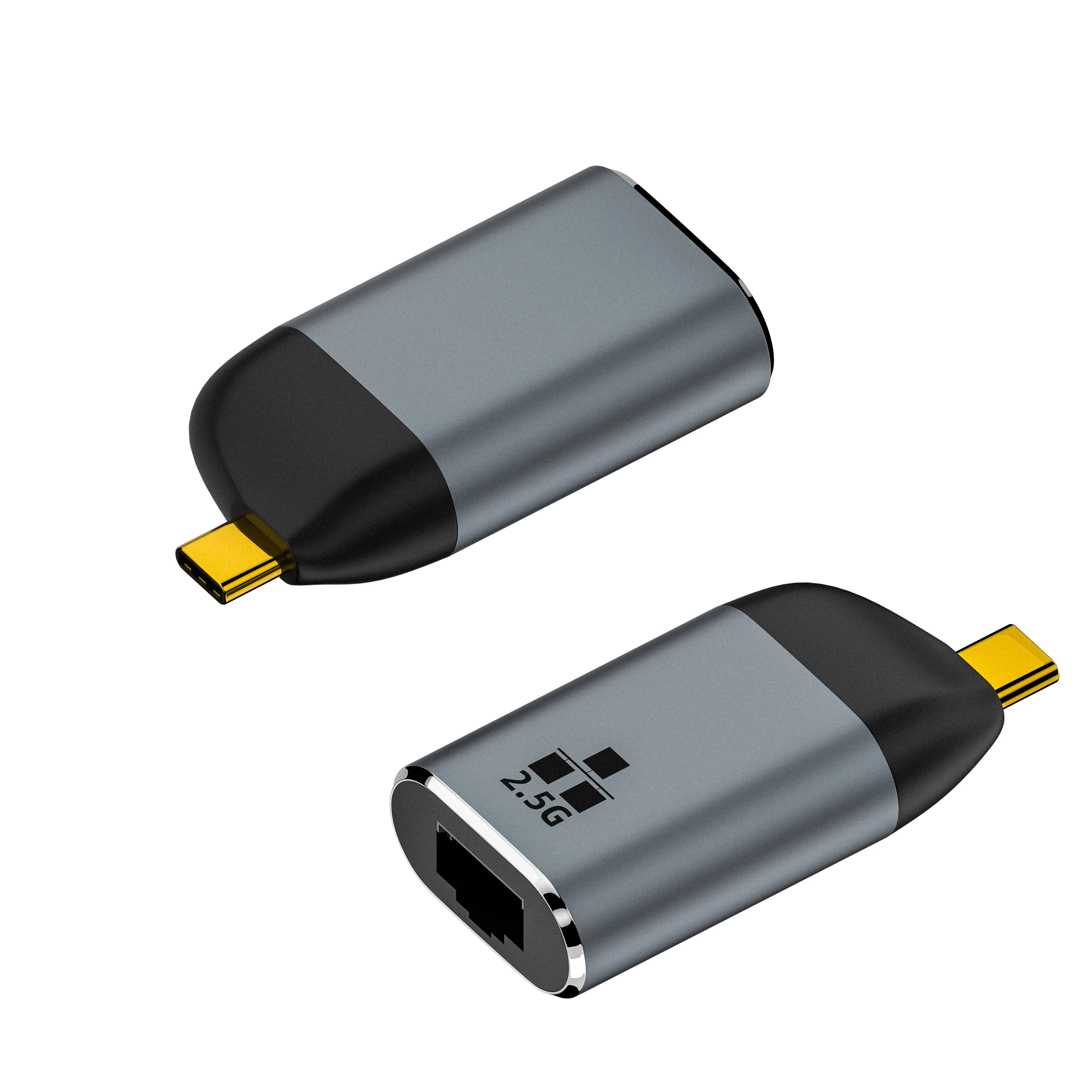 2-5-Gigabit-RJ45-Ethernet-to-Type-C-Converter-adapter-LAN-Newwork-USB-C ...