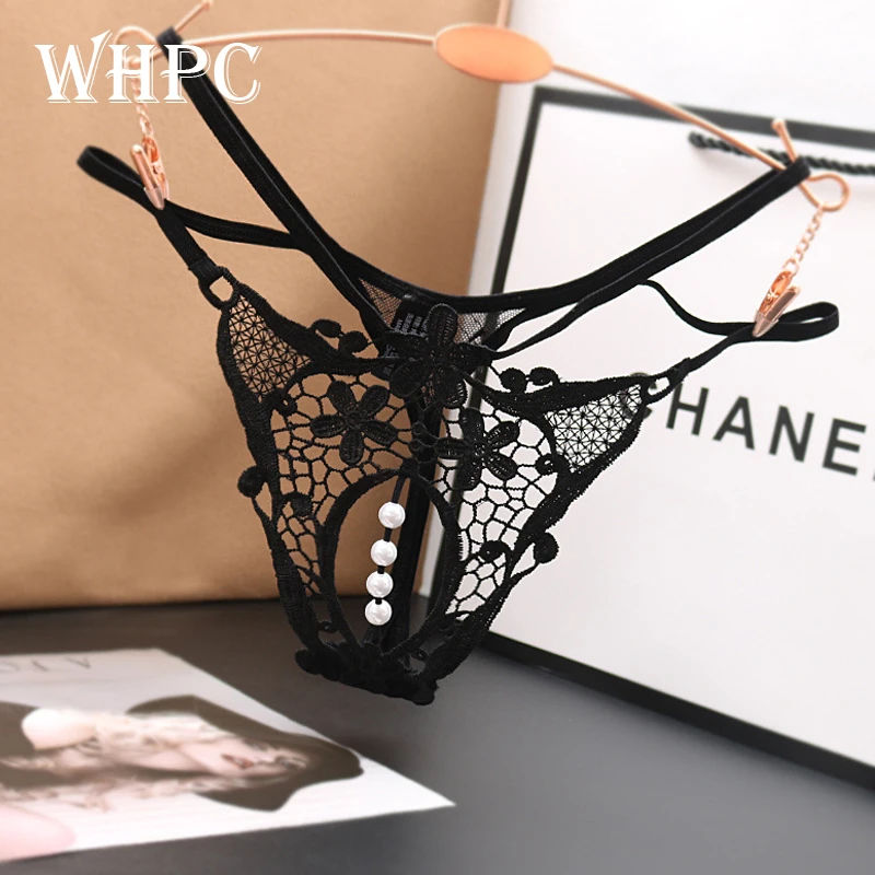 Neue Dessous für Frauen weibliche sexy transparente Unterwäsche Damen Perle Höschen Versuchung G ...