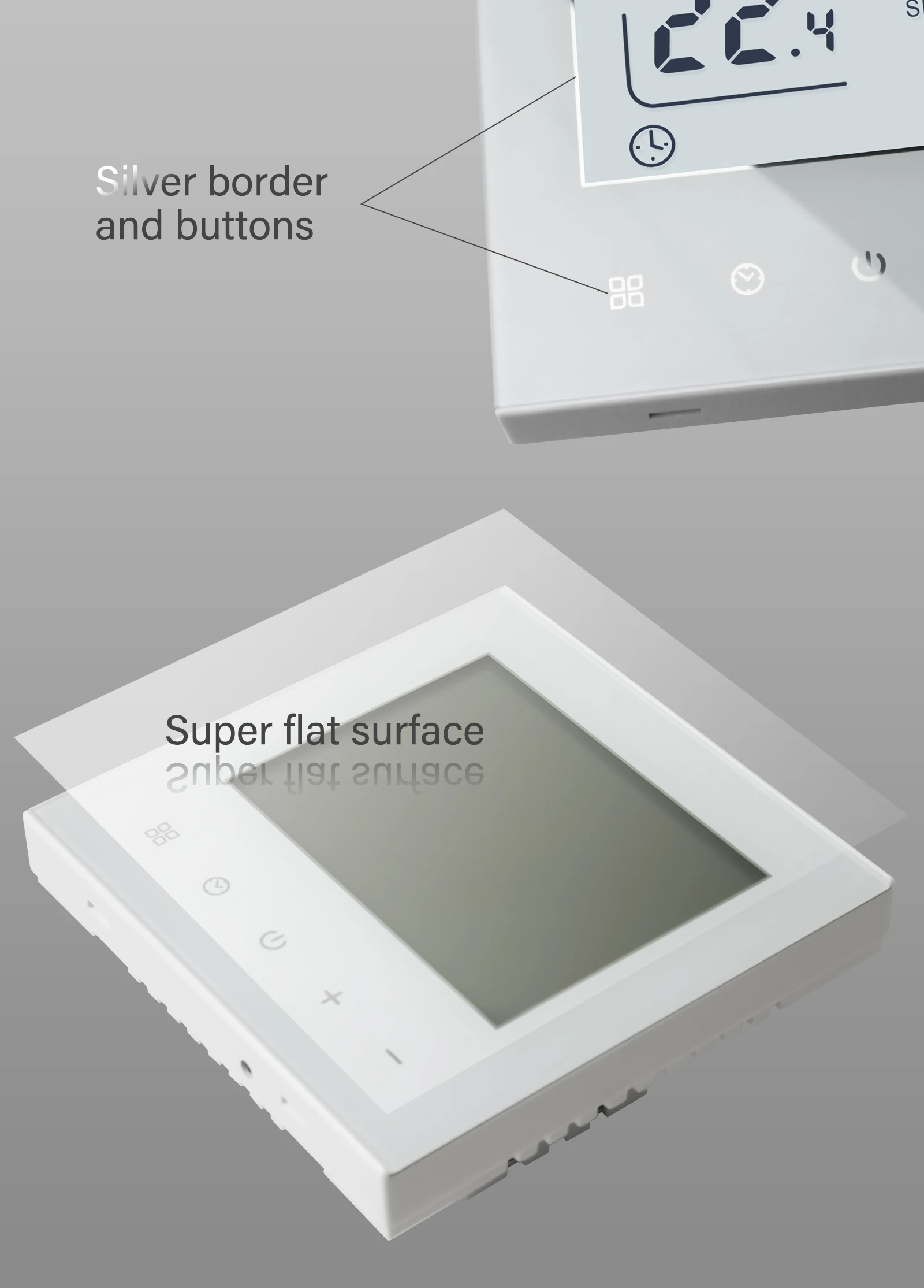 Thermostat Régulateur,Thermostat WiFi intelligent Tuya,chauffage électrique au sol,chaudière à ...