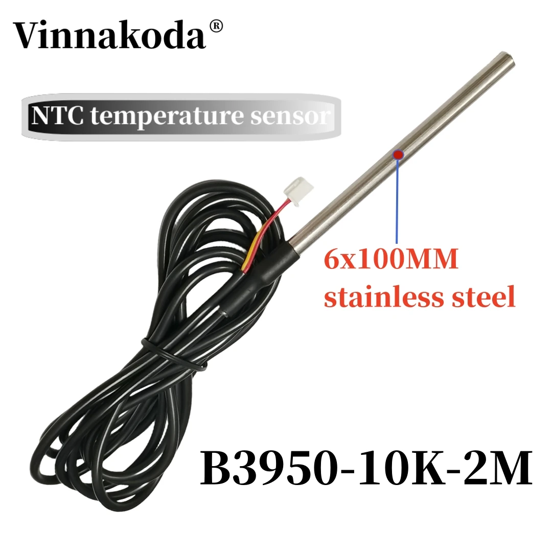 1PCS-NTC-Thermistor-Temperature-Sensor-B3950-10K-1-6x100mm-stainless ...