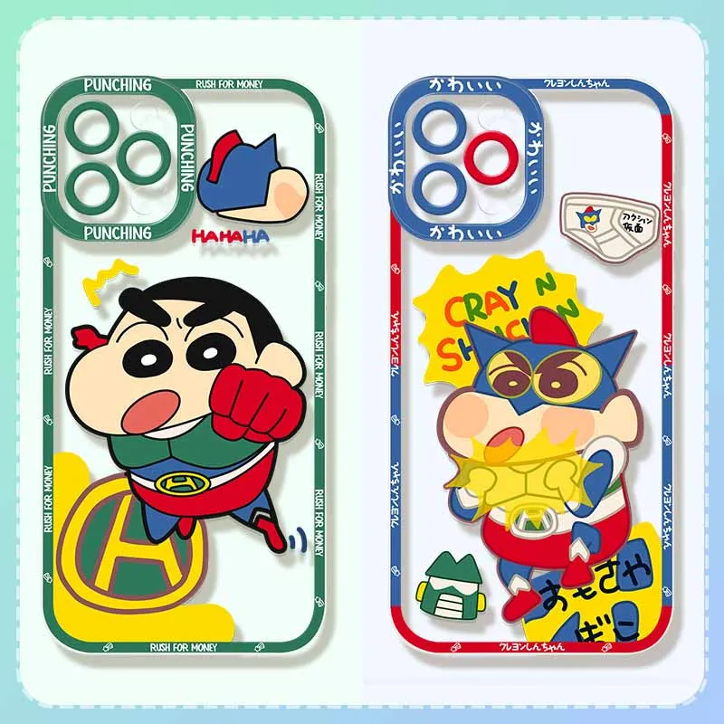 Crayon ShinChan Phone Case for iPhone 14 Pro Max 13 12 Mini 11 Pro XR ...
