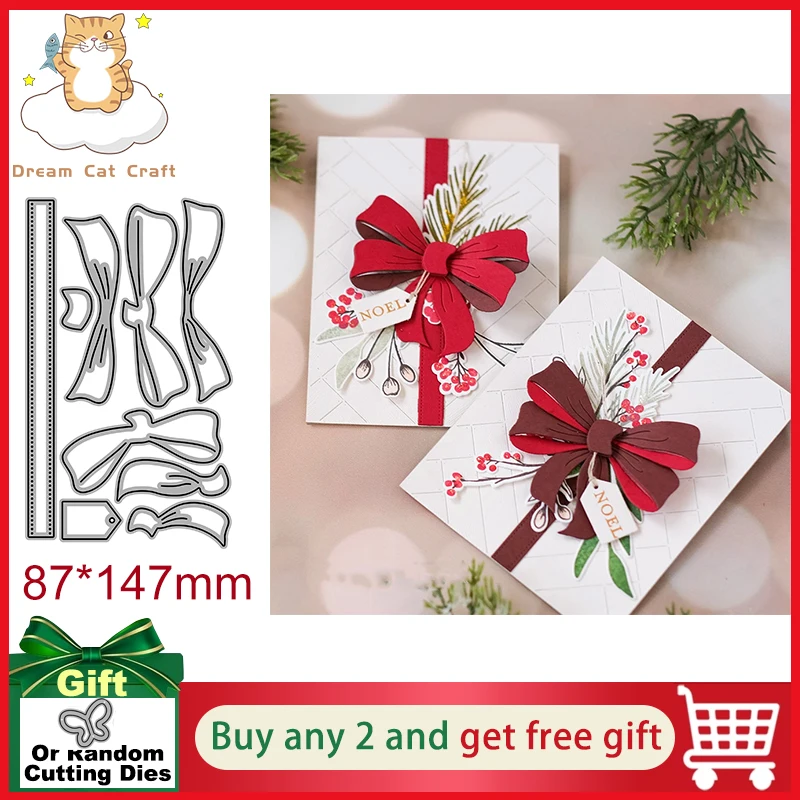 Big-Beautiful-Bow-Ribbon-Decoration-Metal-Cutting-Die-Mould ...