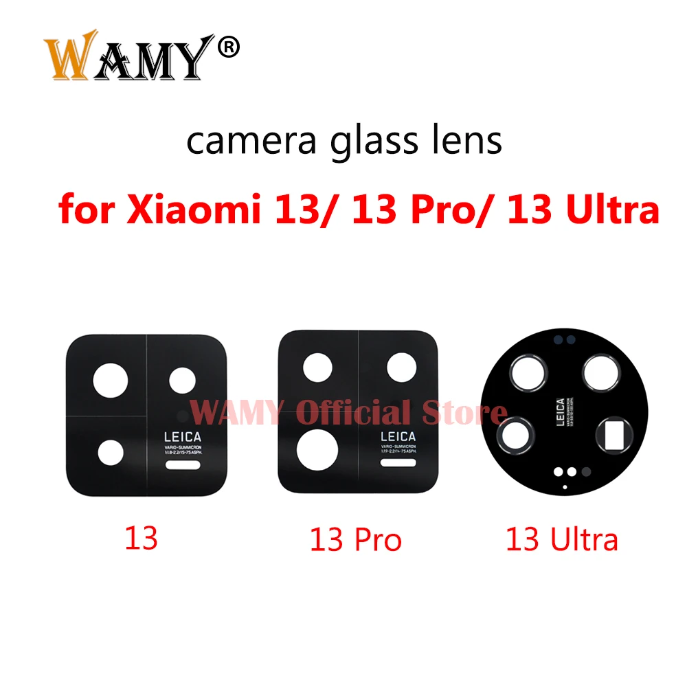1Pcs-Rear-Back-Camera-Glass-Lens-Replacement-For-Xiaomi-13-13-Pro ...