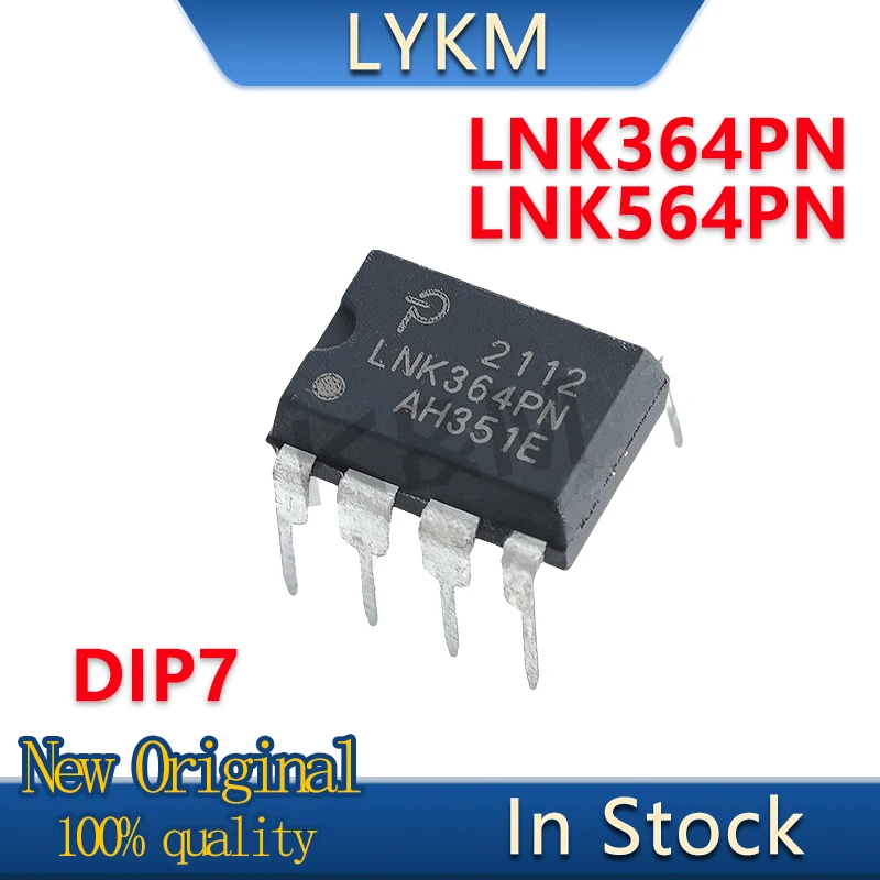 10/peça novo original lnk364pn lnk564pn dip7 chip de gerenciamento de ...