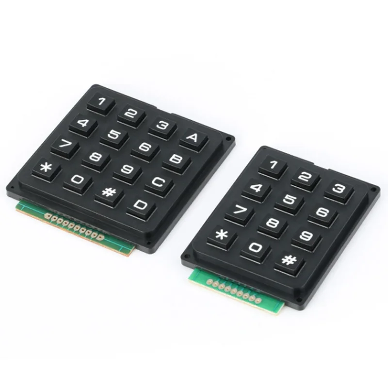 Microcontroller-Keypad-Pushbutton-Matrix-4-3-4X4-16-Keys-Industrial ...