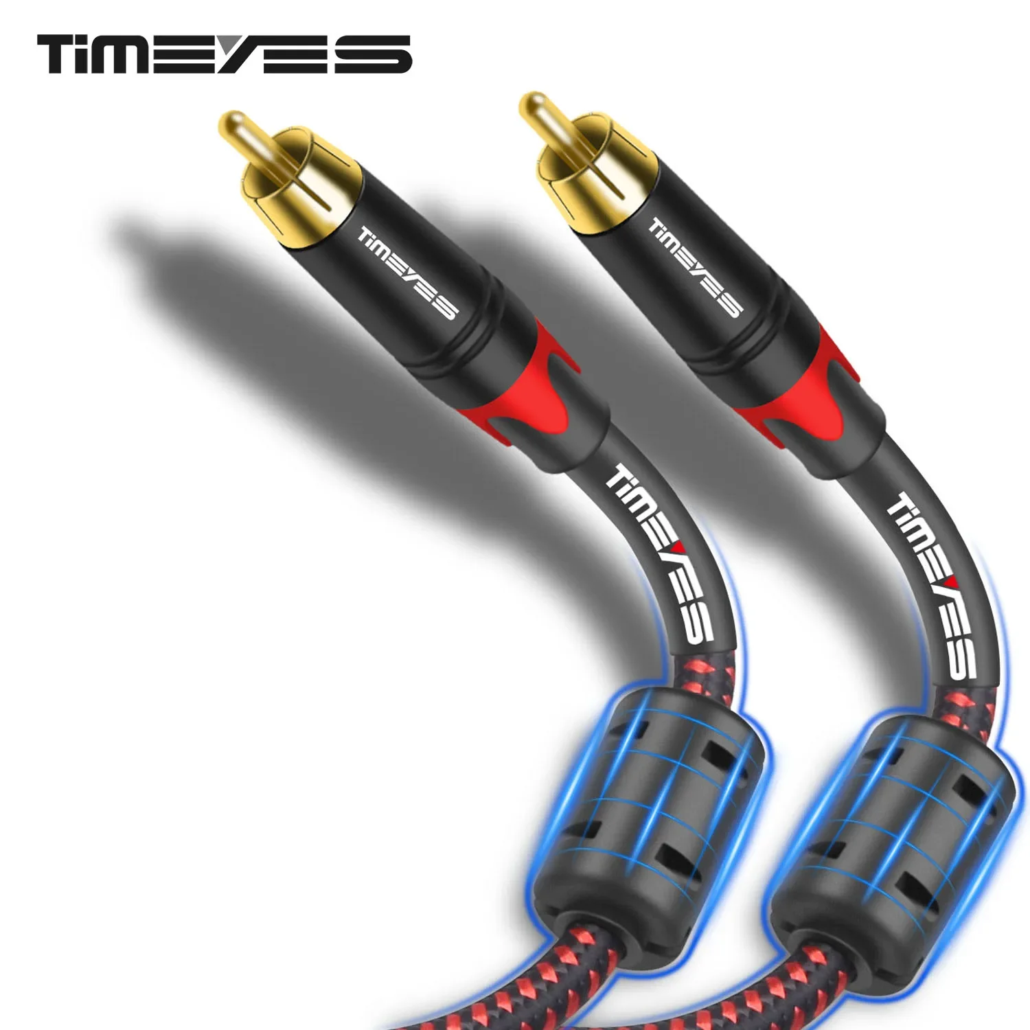 Cable-de-Audio-Triple-blindado-RCA-a-Rca-Cable-de-Subwoofer-de-Audio-v ...