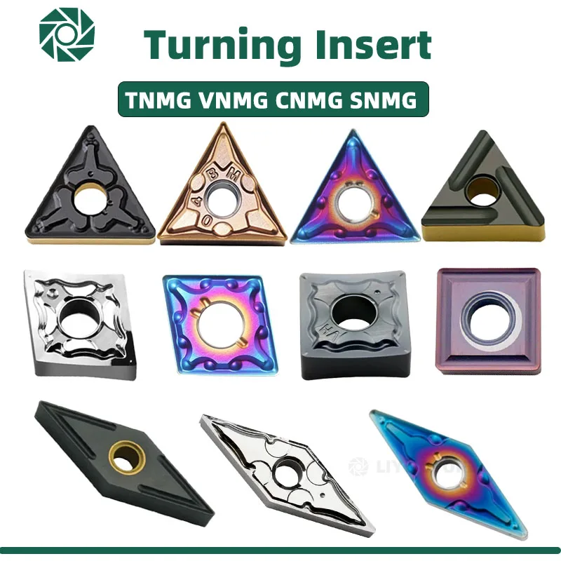 LiYu TNMG SNMG CNMG VNMG Turning Insert TNMG1604 CNC Carbide Lathe Tool ...