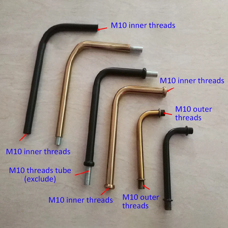 1PC-Male-Female-Connecting-Curve-Tube-M10-Internal-External-Threads ...