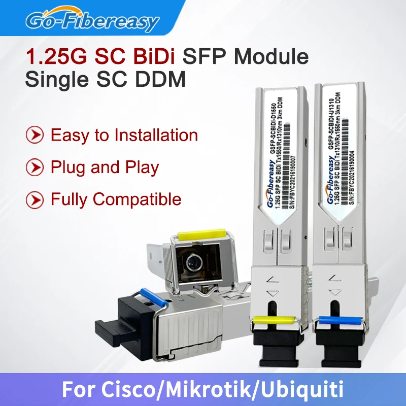 Single Fiber Sfp Module | Cisco Sfp Fiber Switch | Single Fiber Mode ...