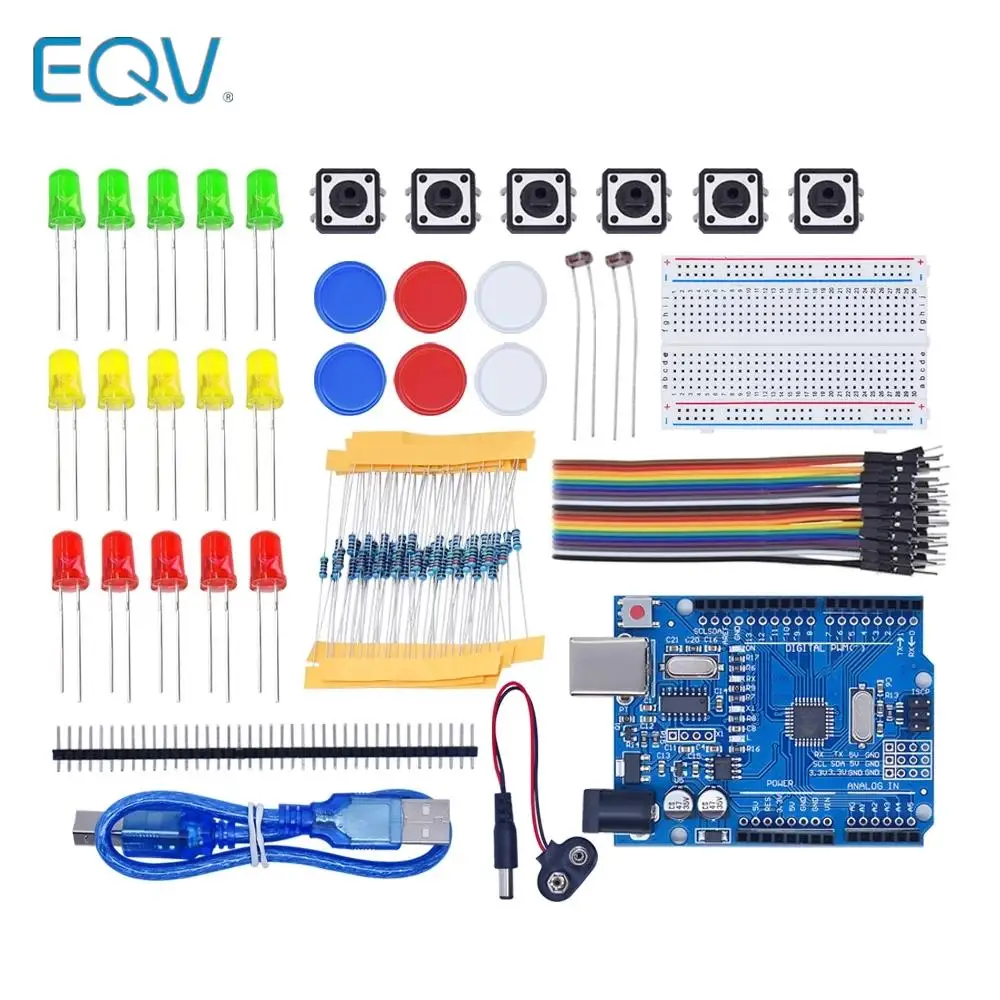 Starter-Kit-F-r-UNO-R3-Mini-Breadboard-LED-Jumper-Draht-Taste-F-r ...