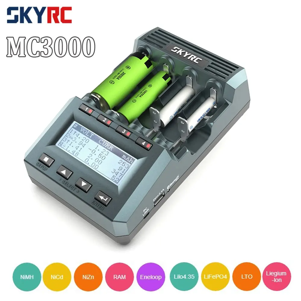 SKYRC-MC3000-Battery-Charger-BT-Smart-APP-PC-Control-LED-Screen-For ...