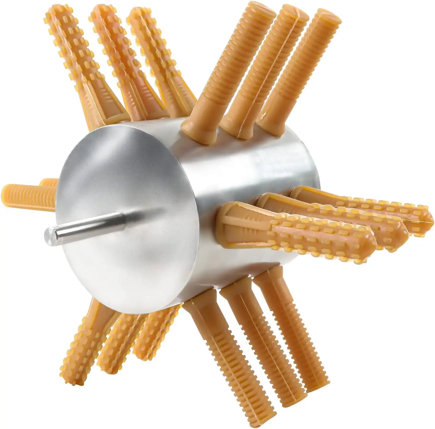 Chicken-Plucker-Drill-Attachments-18-Soft-Fingers-Handheld-Stainless ...