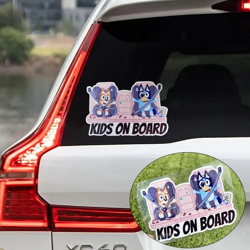 KIDS-ON-BOARD-Car-Reflective-Stickers-Individuality-Cartoon-Body ...