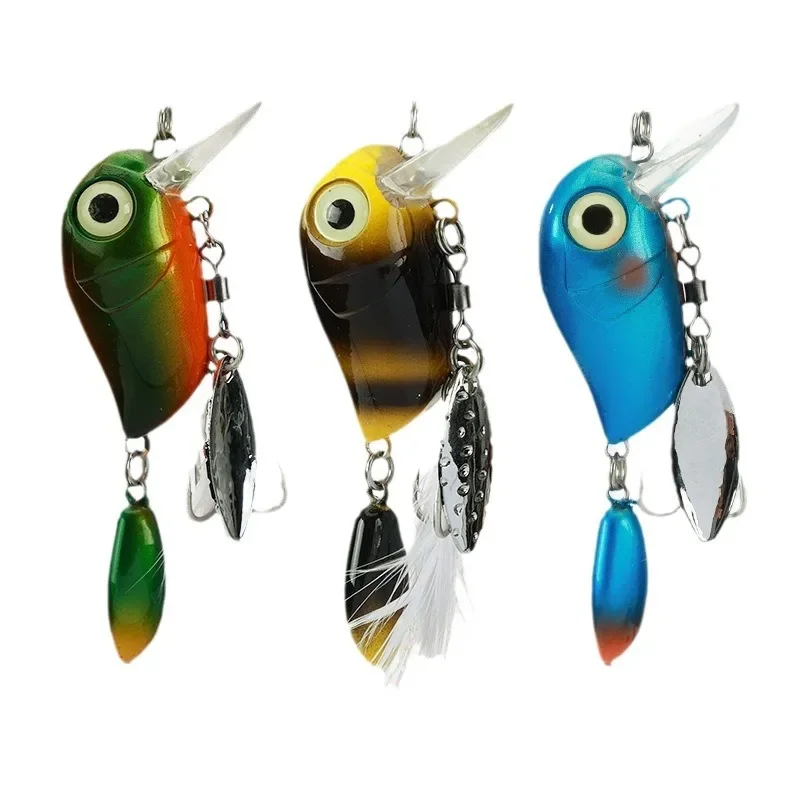 Micro-Tappy-Fishing-Lures-Crank-Floating-Wobblers-Tongue-Plate-Fishing ...